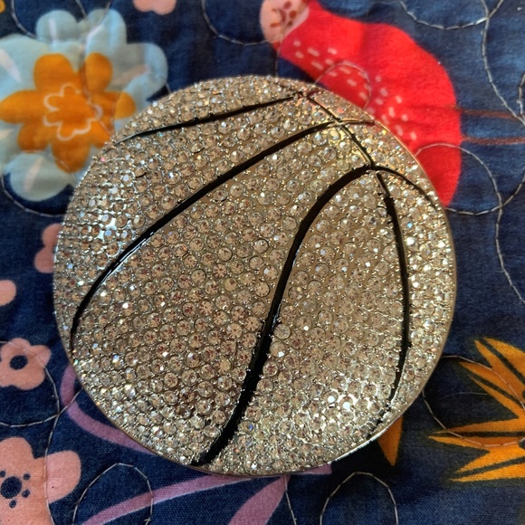 G F | Accessories | Bling Basketball Belt Buckle 4 Raised Round | Poshmark